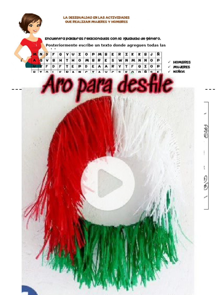 ACTIVIDAD IGUALDAD DE GENERO | PDF
