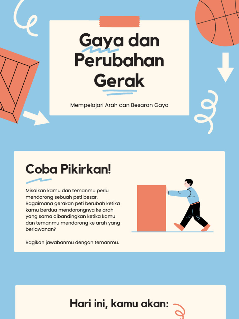 Presentasi Pendidikan Gaya Dan Perubahan Dalam Gerak Dalam Gaya ...
