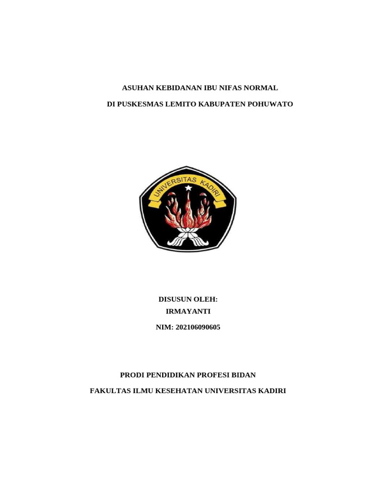 Askeb PNC Patologi Irma | PDF