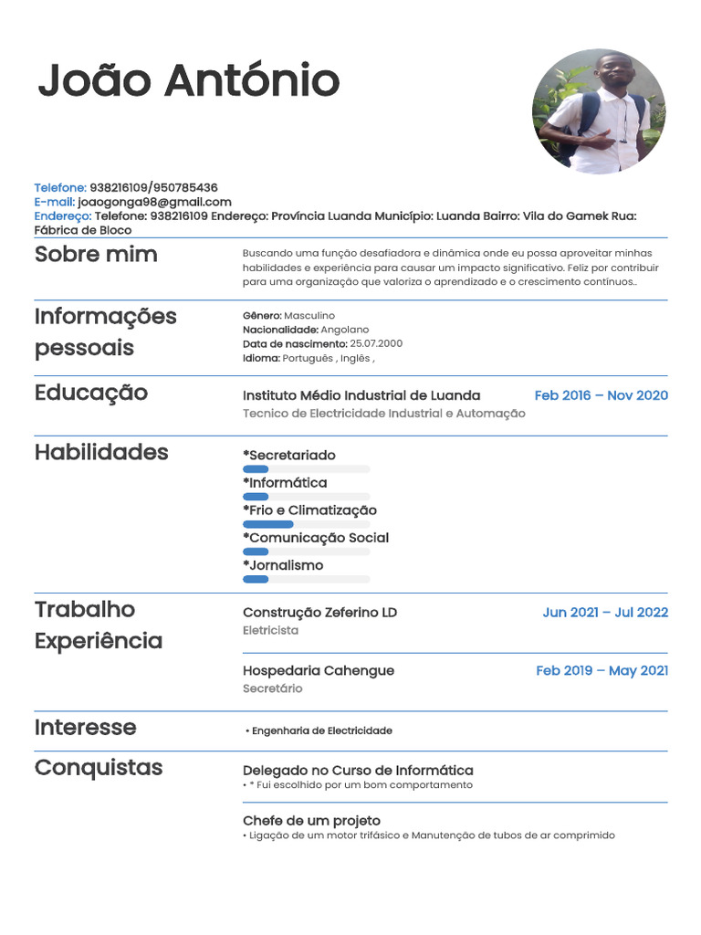 João Resume-620 | PDF