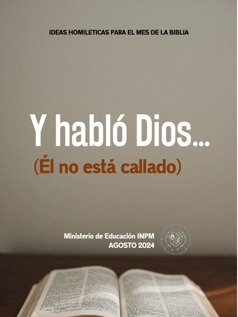 HABLÓ DIOS - Guía Homilética | PDF