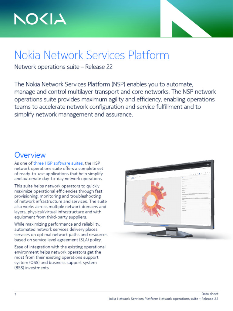 Nokia Network Services Platform Network Operations Suite | PDF | Computers