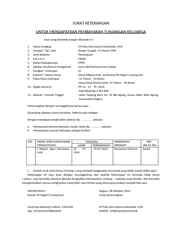 BLANGKO Model C 2024 Bu Gina | PDF