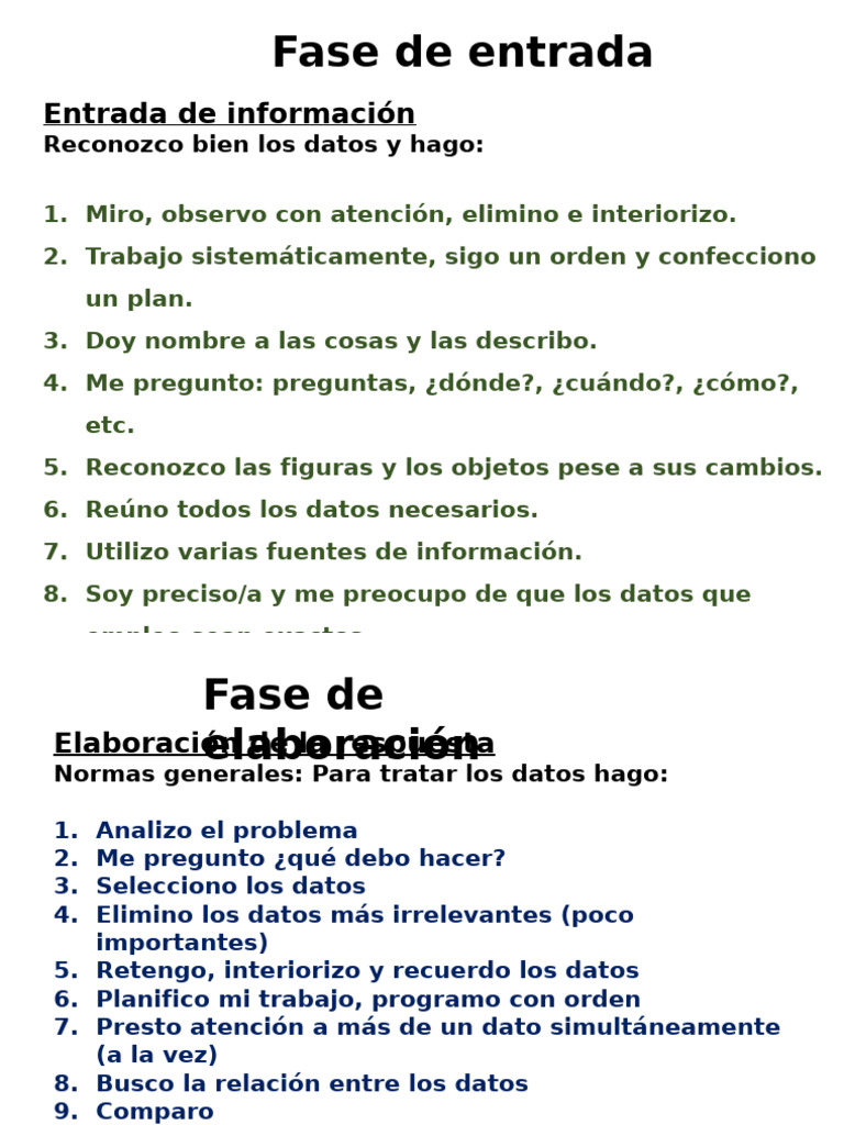 Fases Del Acto Mental | PDF