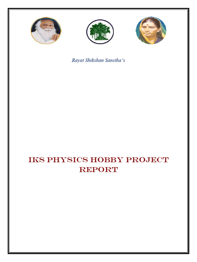 IKS Physics Hobby Project Title Page | PDF