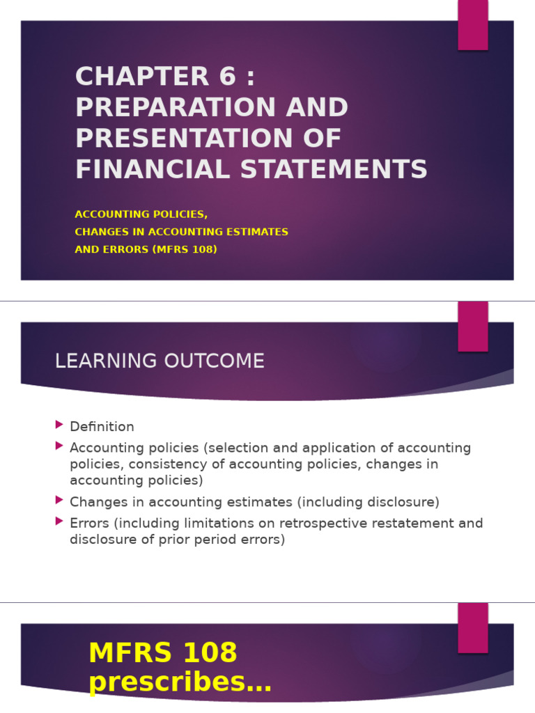 Chapter 6 Published Financial Statements | PDF