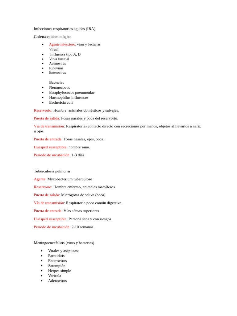 Cadena Epidemiológica Salud IV | PDF