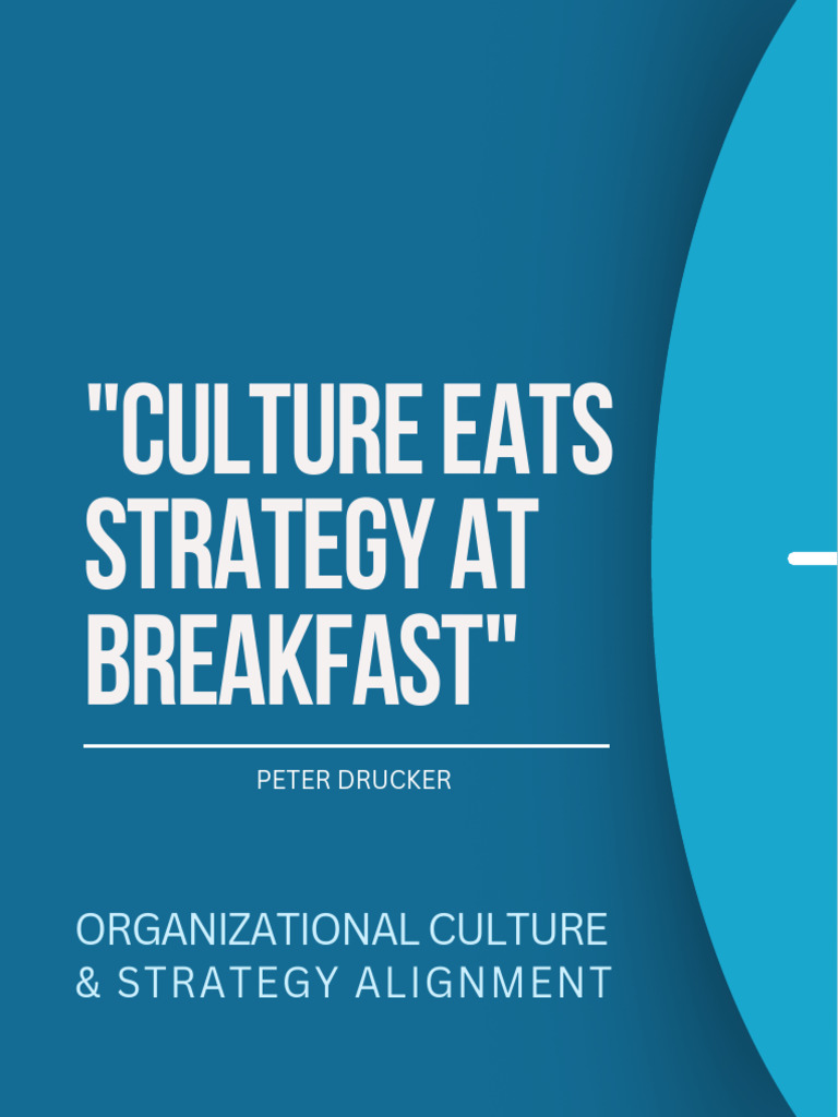 Aligning Culture with Strategy | PDF