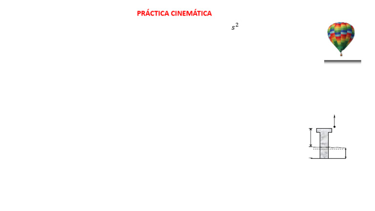 Práctica Cinemática Prefa | PDF