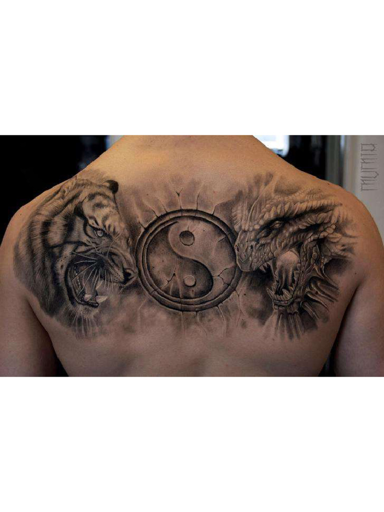 Tattoo Back Tiger Dragon | PDF