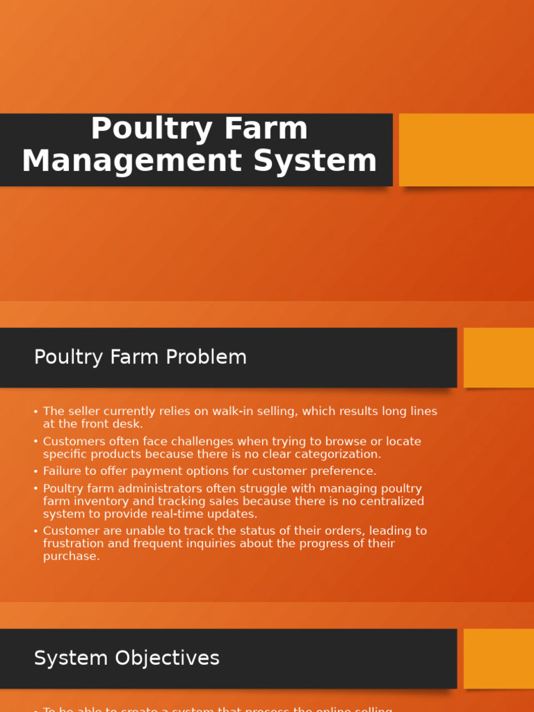 Poultry Farm Management System | PDF