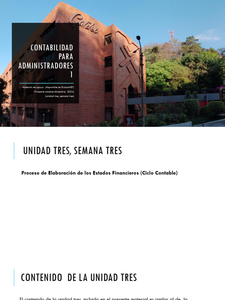 Material de Apoyo Unidad Tres Semana 3trim - Oct-Dic-2024 | PDF
