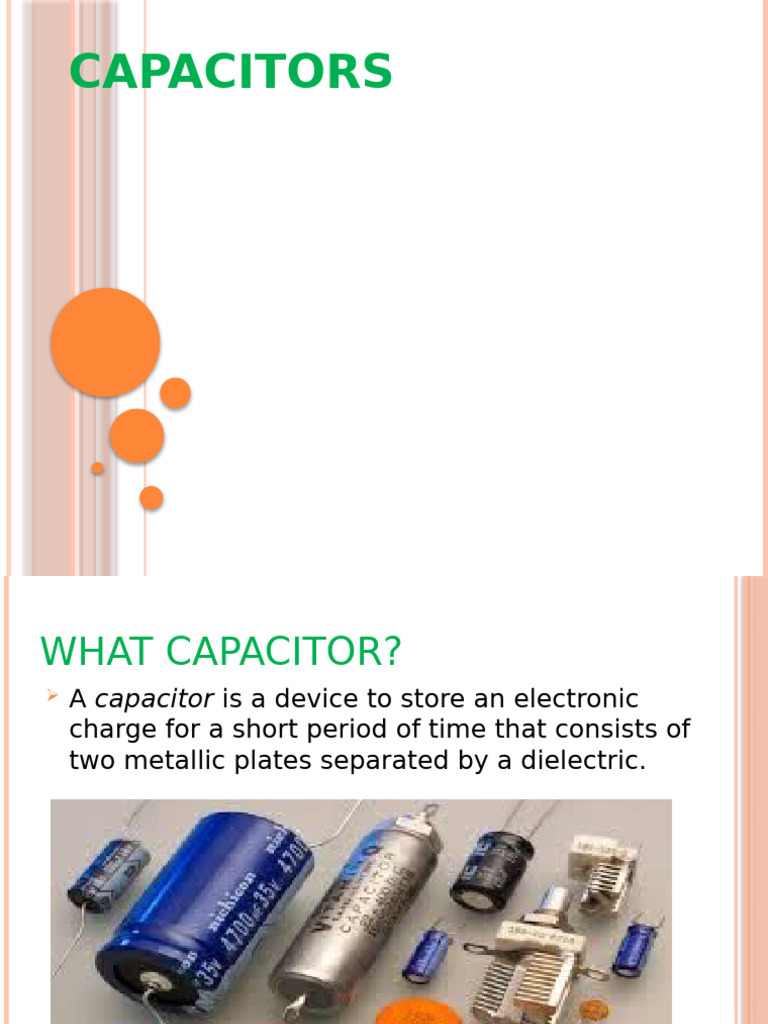Capacitor | PDF