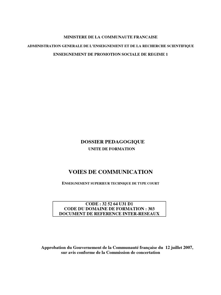 Voies de Communication | PDF
