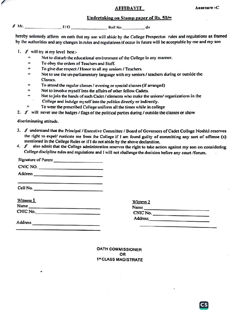 Affidavit | PDF