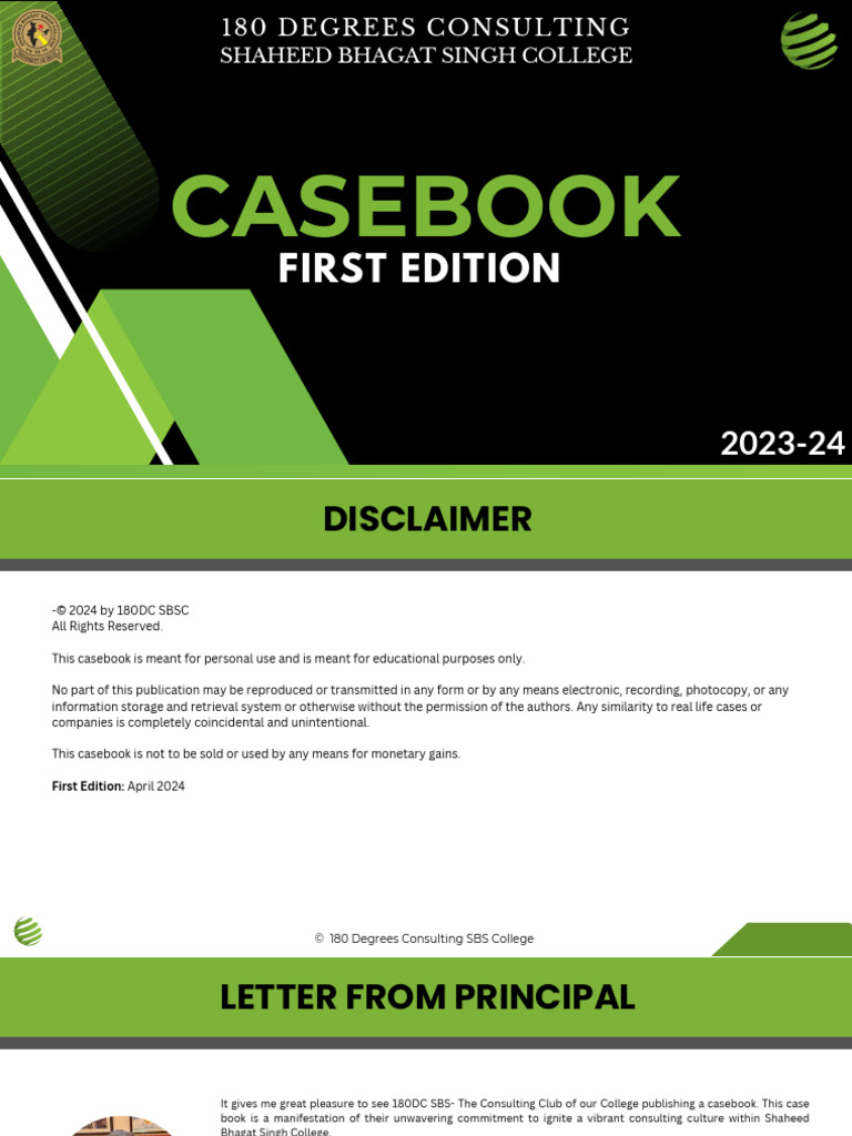Casebook 180dc SBSC | PDF
