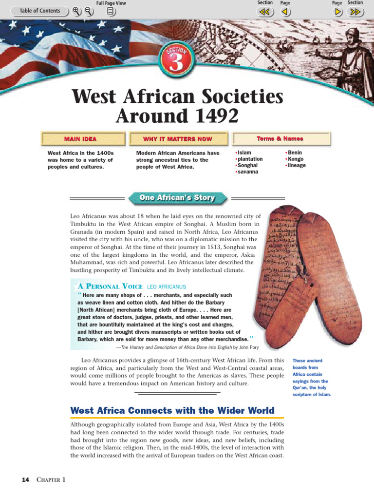 West African Societies Around 1492 | PDF