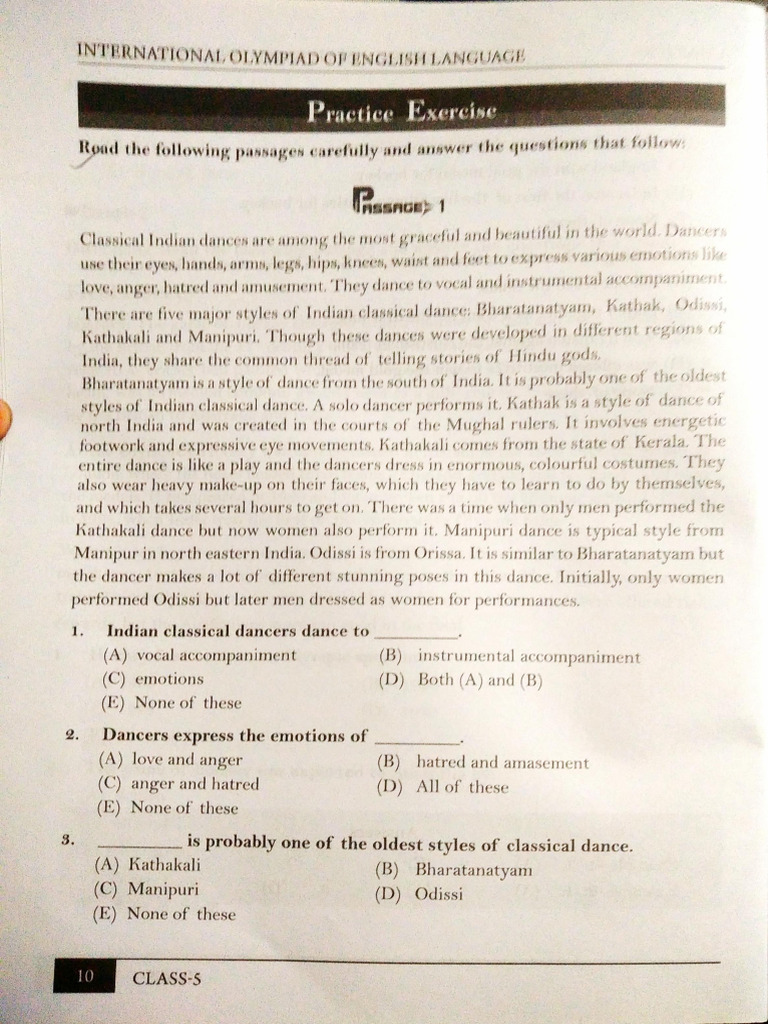 Grade 5 English worksheet | PDF