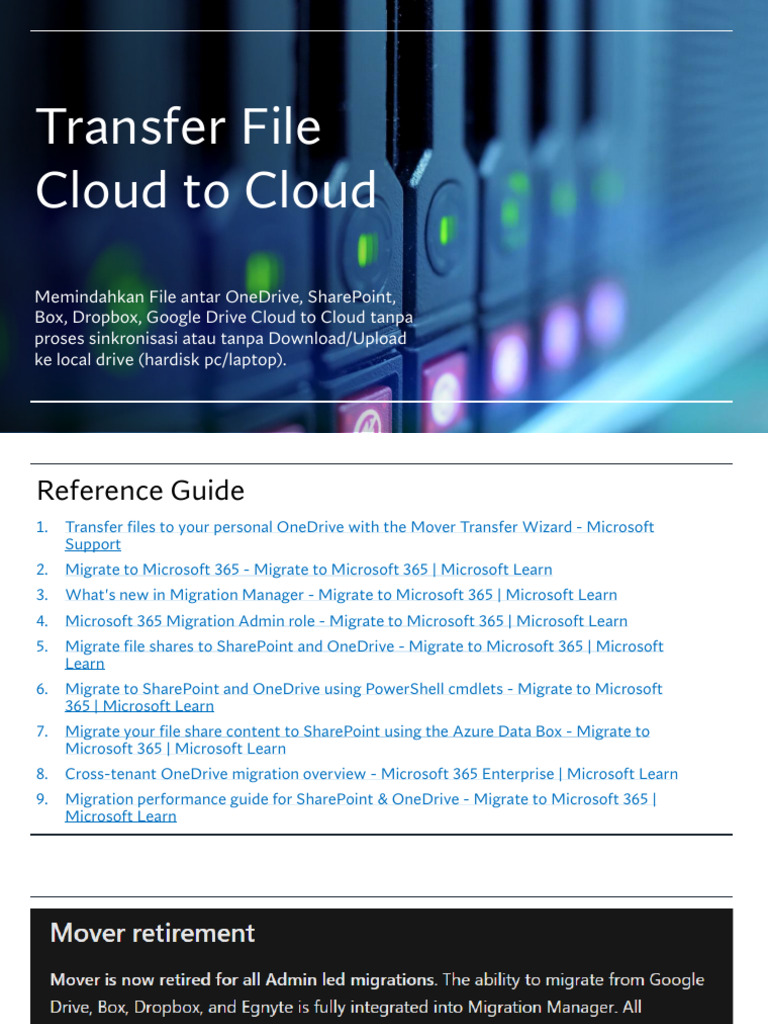 Transfer File Cloud To Cloud | PDF