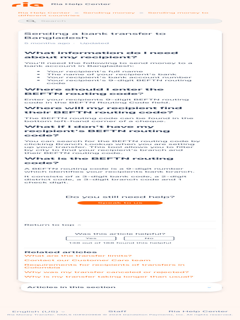 Bangladesh Bank Transfer Guide | PDF