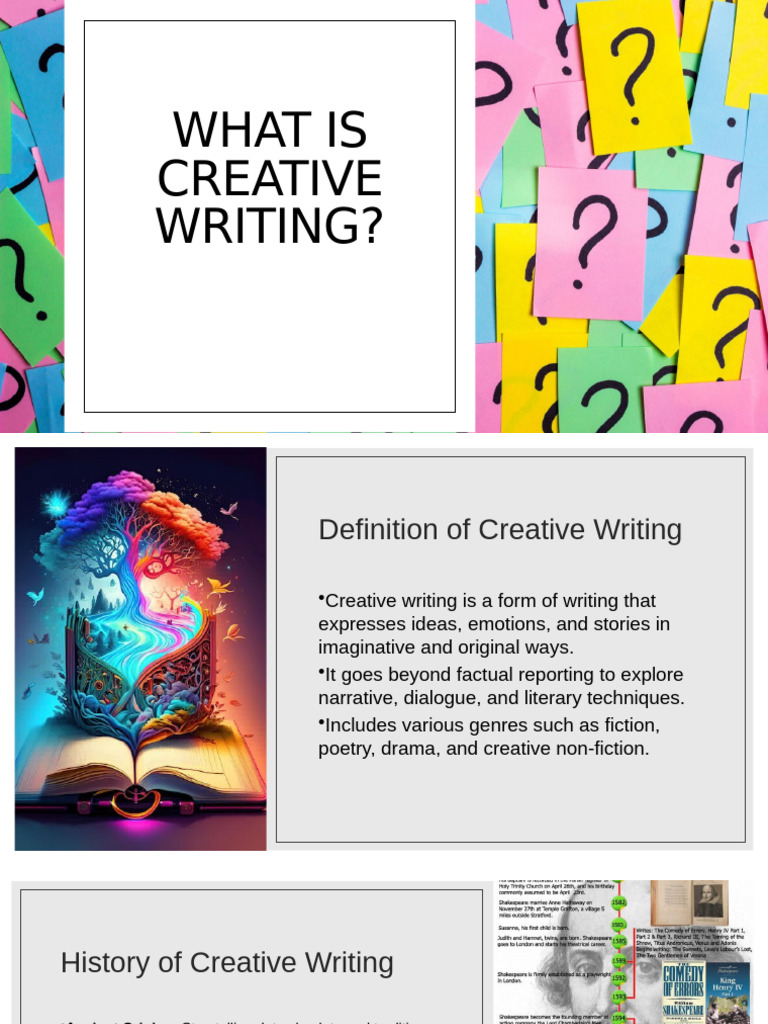 What Is Creative Writing | PDF