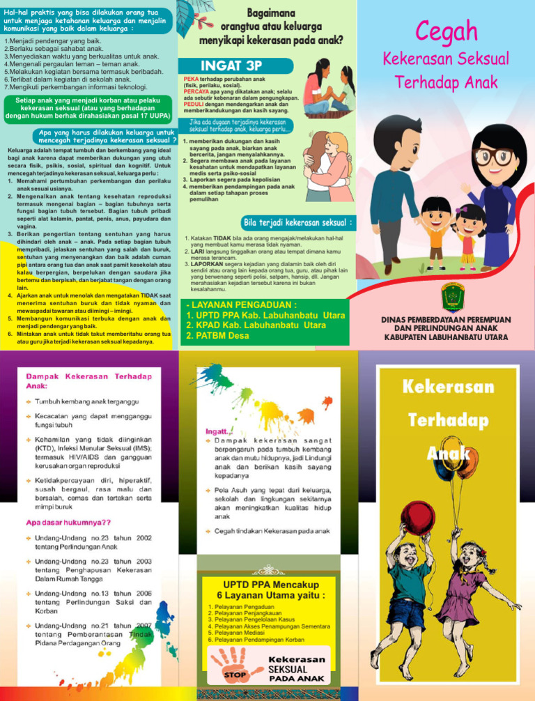 Brosur DPPA-Kekerasan Seksual Pada Anak | PDF