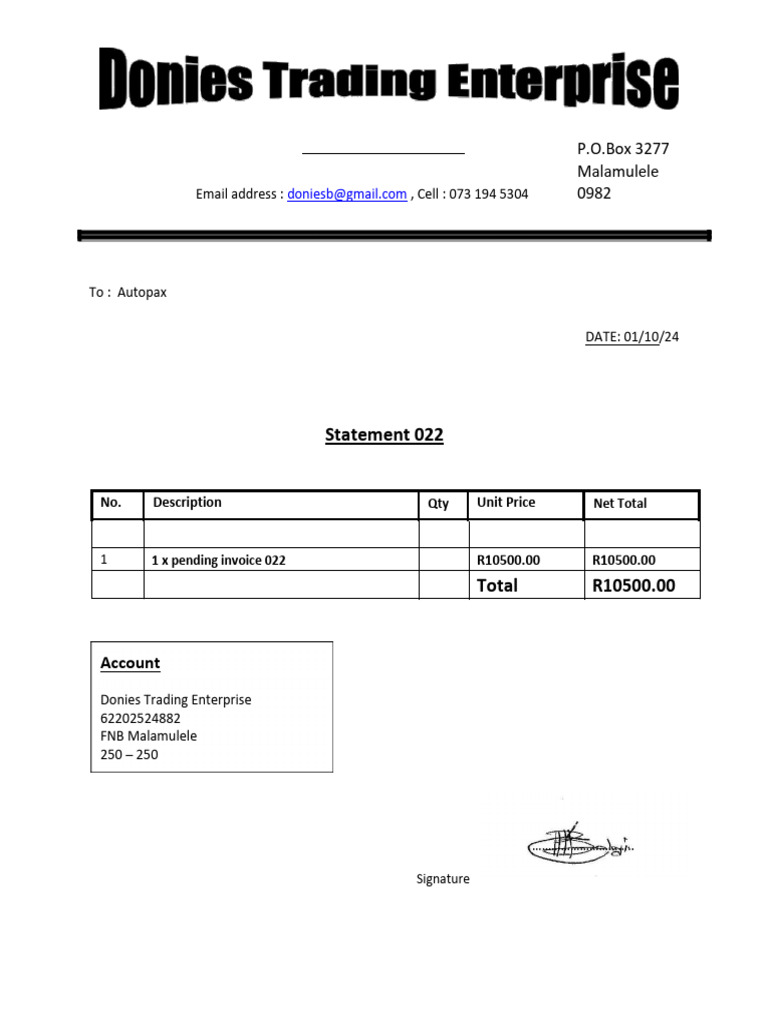 Prasa Statement | PDF