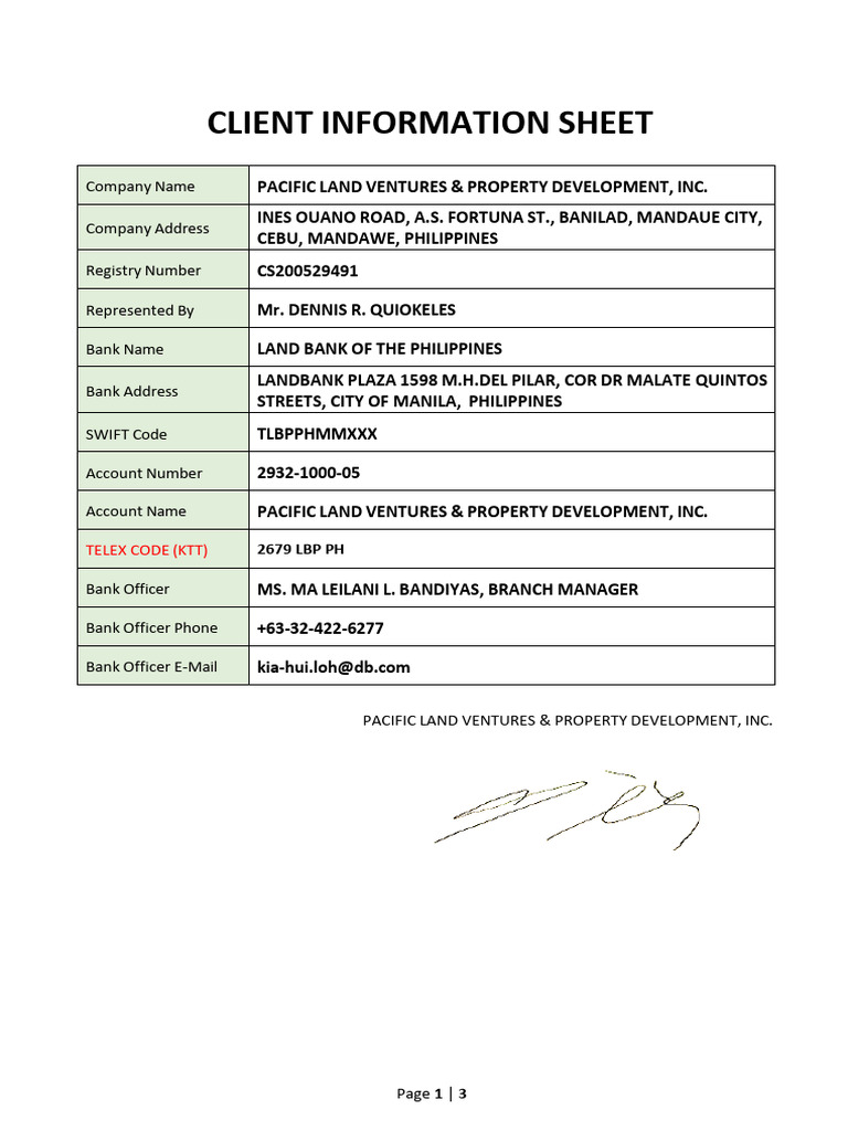 CIS RCV KTT Digital - PACIFIC LAND VENTURES & PROPERTY DEVELOPMENT - 240815 - 210723 | PDF