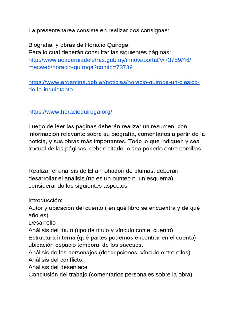 Horacio Quiroga | PDF