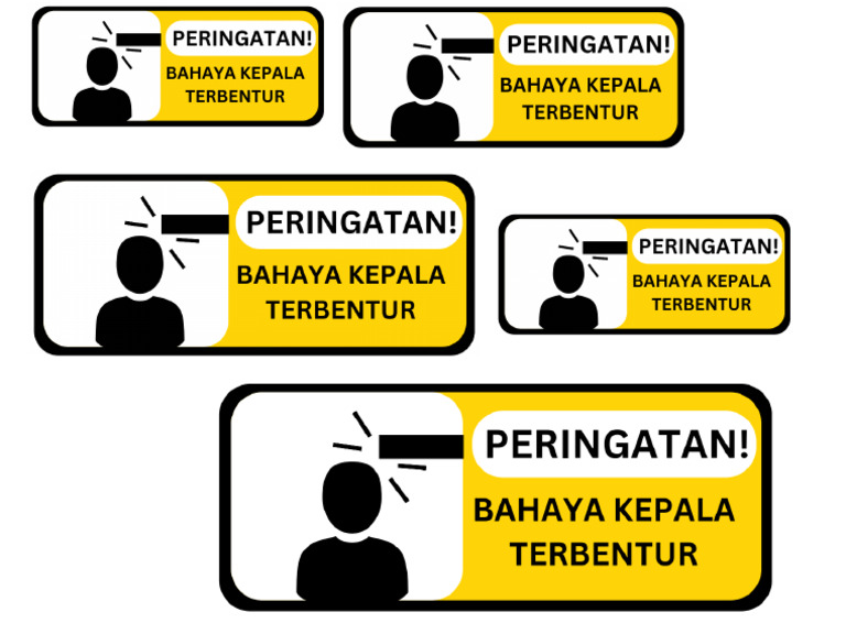Sign Bahaya Kepala Terbentur | PDF
