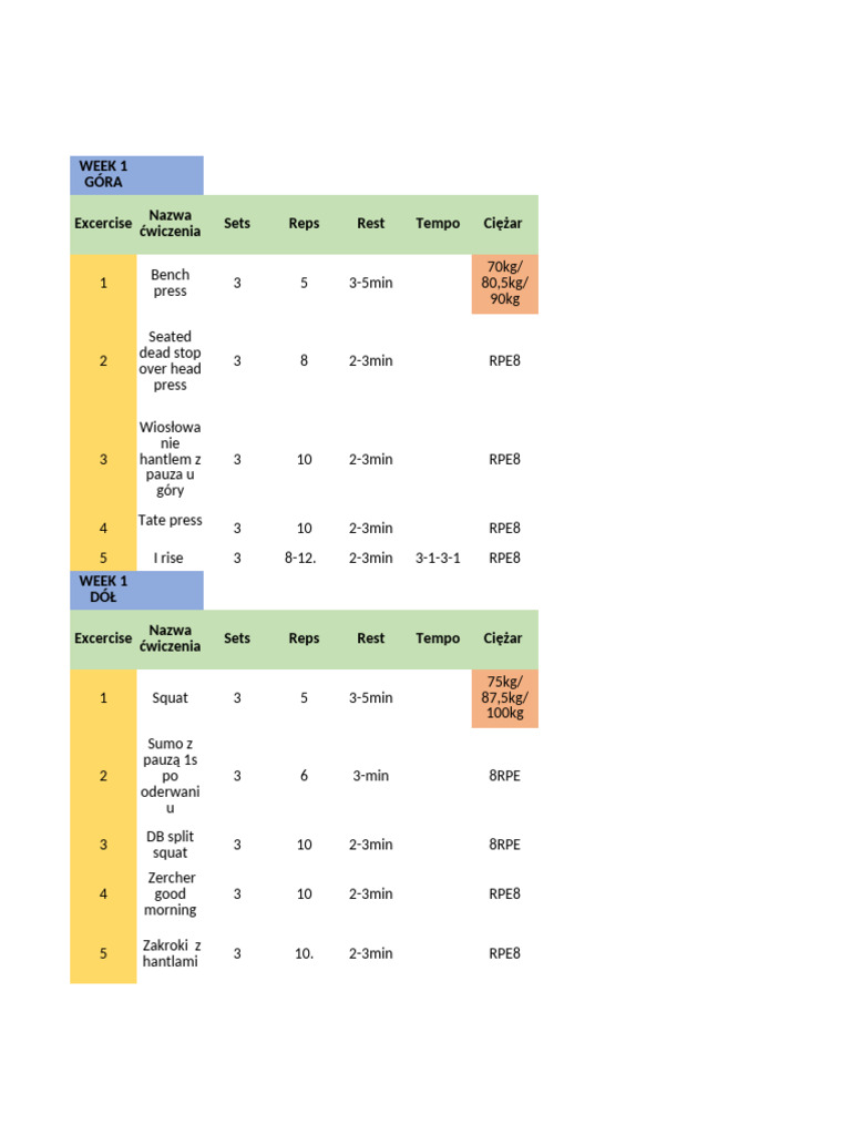Plan Pos Siłę .1 - Kopia - Kopia | PDF