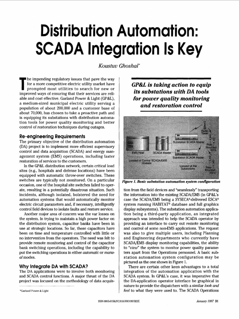 Scada Is Key: Distribution | PDF