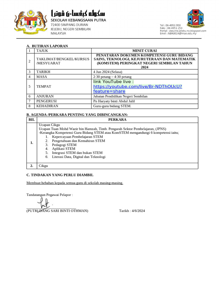 Minit Curai Stem 2024 | PDF