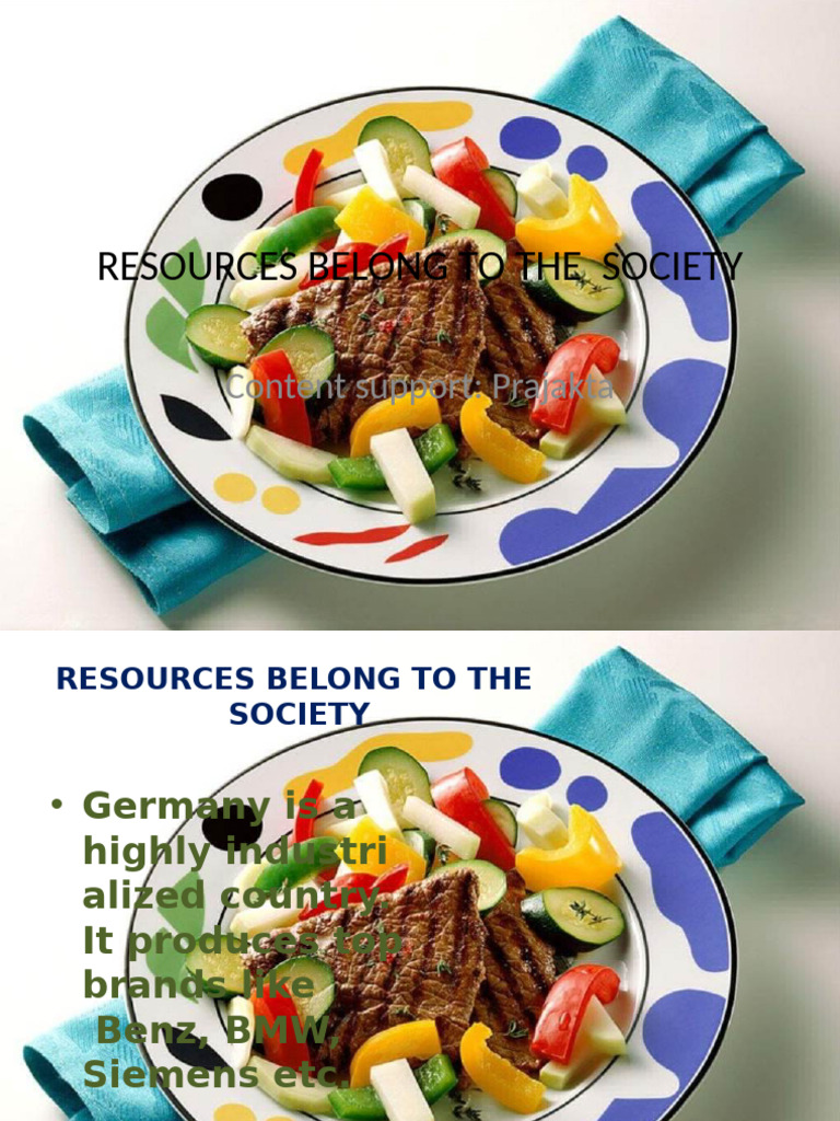 558 Resources Belong To The Society | PDF