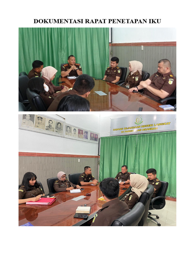 Dokumentasi Rapat Penetapan Iku | PDF