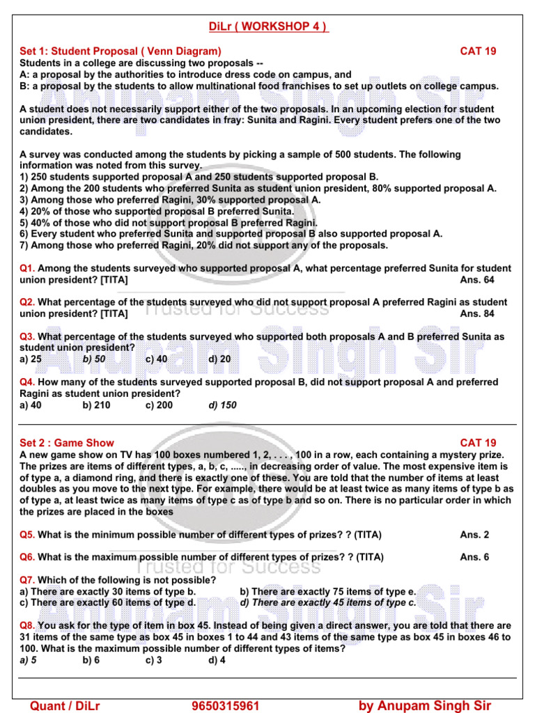DiLr Workshop 4 | PDF