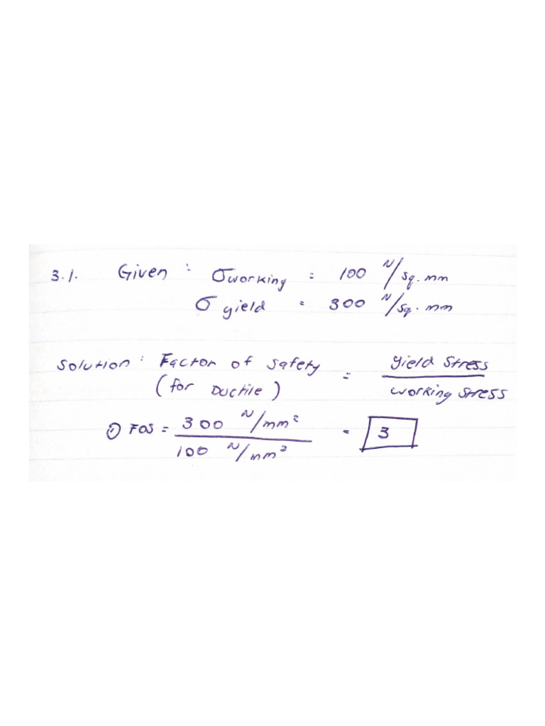 Strength of Materials Solving 1 | PDF