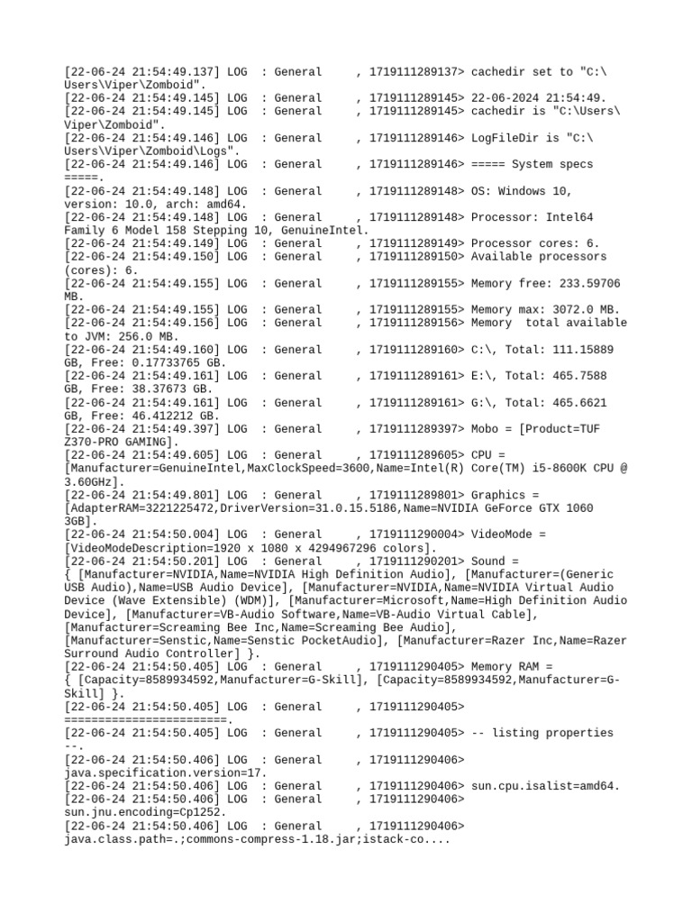 22 06 24 - 21 54 49 - DebugLog | PDF