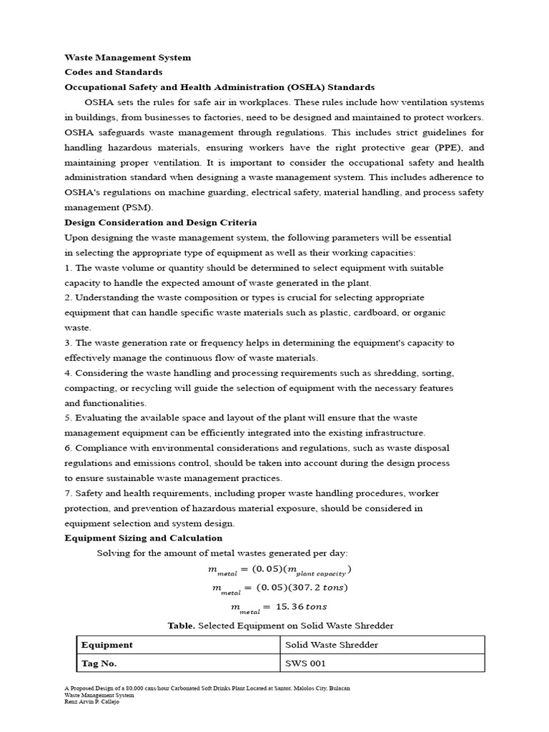 Waste Management System | PDF