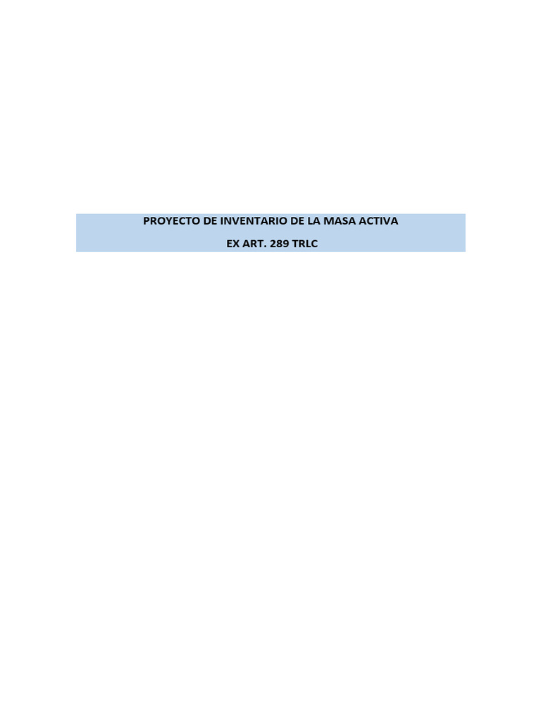 Proyecto Inventario Completo Conspur | PDF