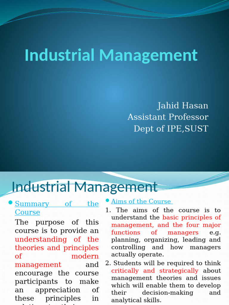 Evolution of Mgt thought | PDF