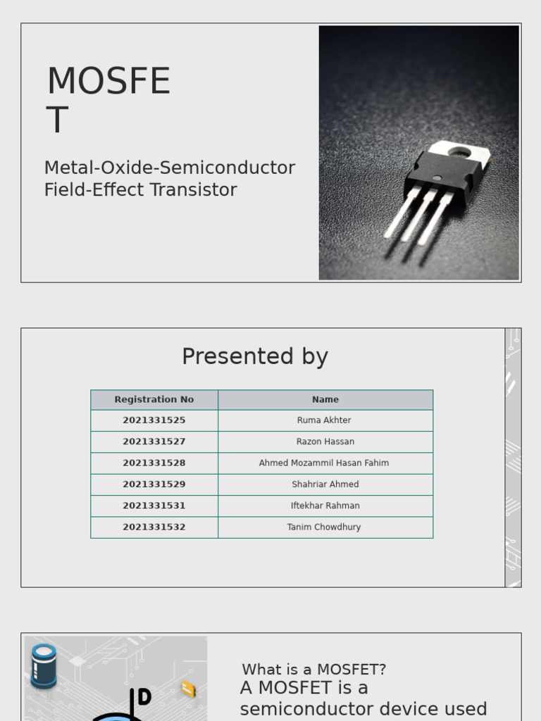 MOSFET | PDF