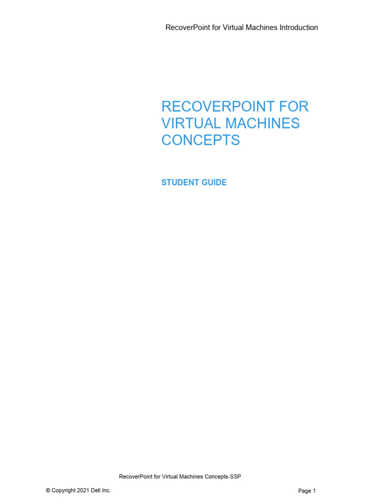 ES131DPS00314+RPvm Concepts Student+guide | PDF