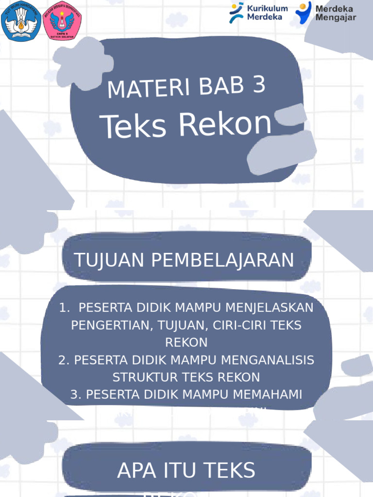 Presentasi Teks Rekon | PDF