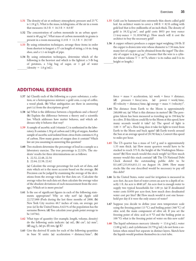 Additional Exercises | PDF