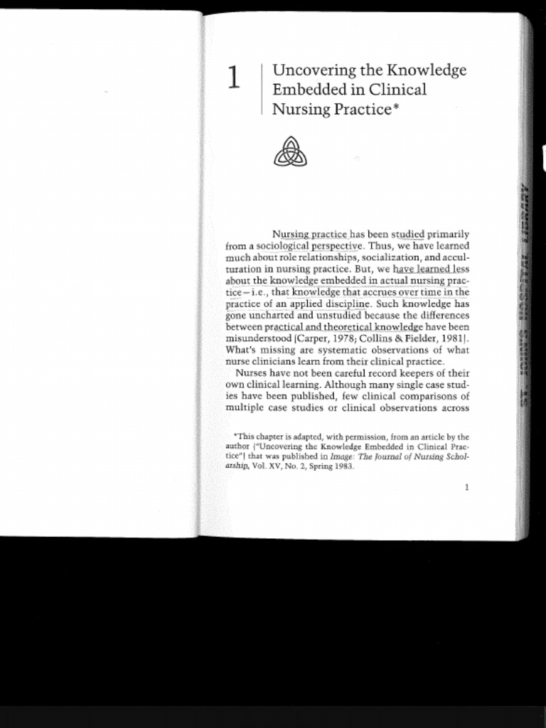 Benner_Chapter 1 Novice | PDF