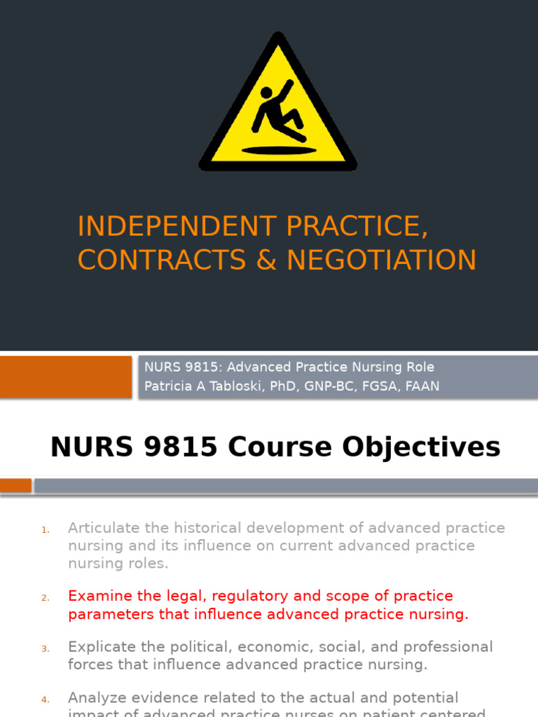 Indep+Pract+Contracts+Negotiation SSI +2024 | PDF | Nursing | Employment
