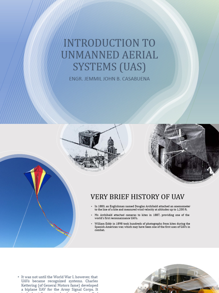 Introduction to Unmanned Aerial System (UAS) - 4th year | PDF