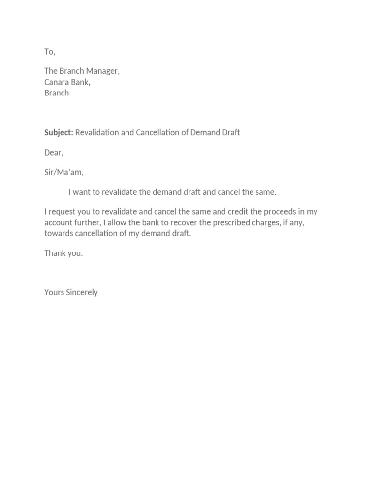 DD Revalidation & Cancellation | PDF