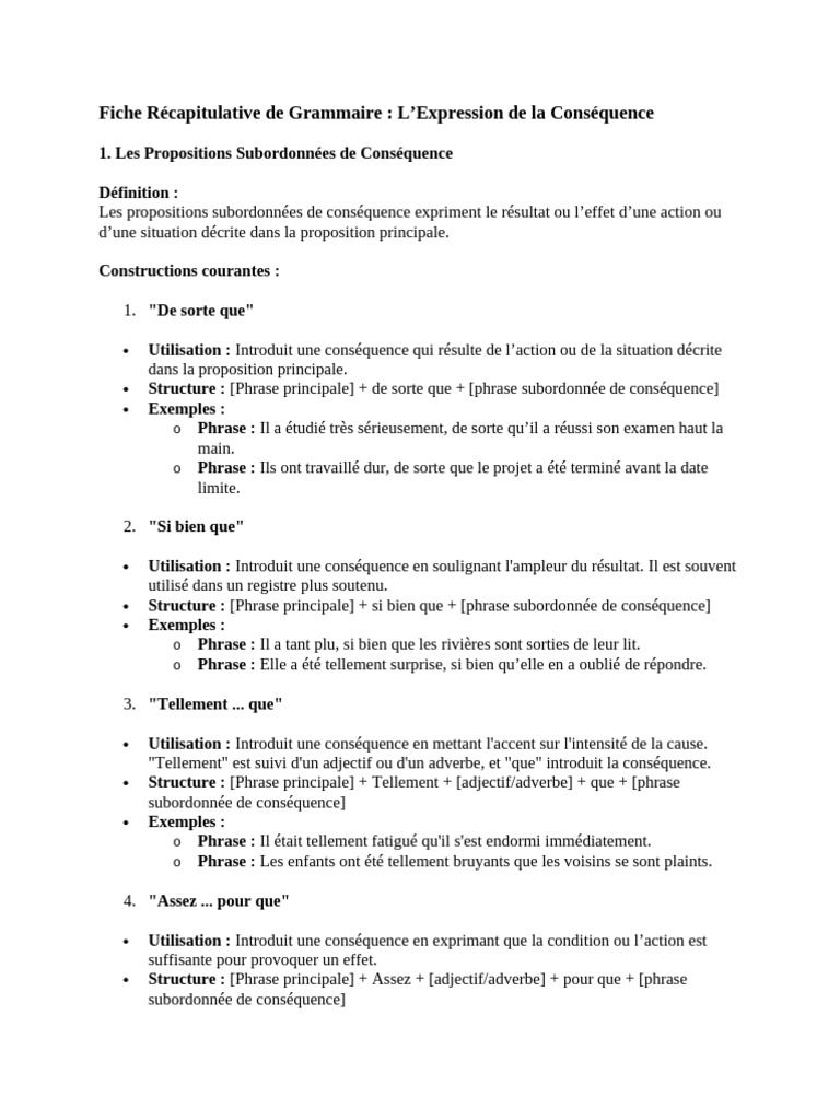 conséquence | PDF